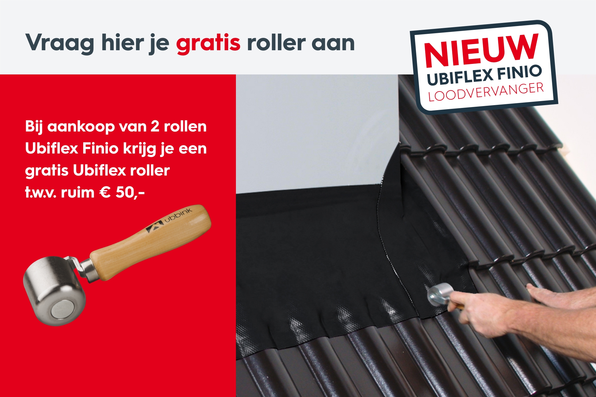 Ubiflex Finio loodvervanger | Ubbink